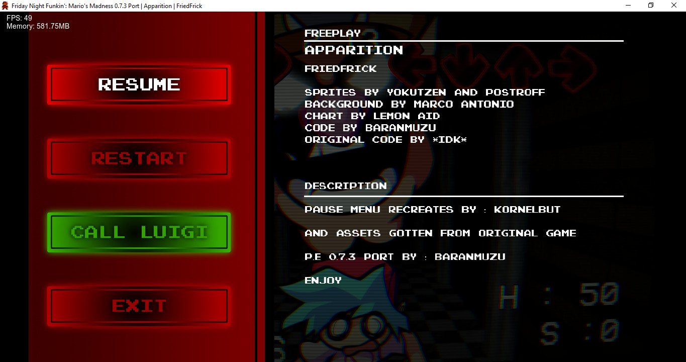 Apparition Psych Engine 0.7.3 Port Mod for Friday Night Funkin' | FNF Mods