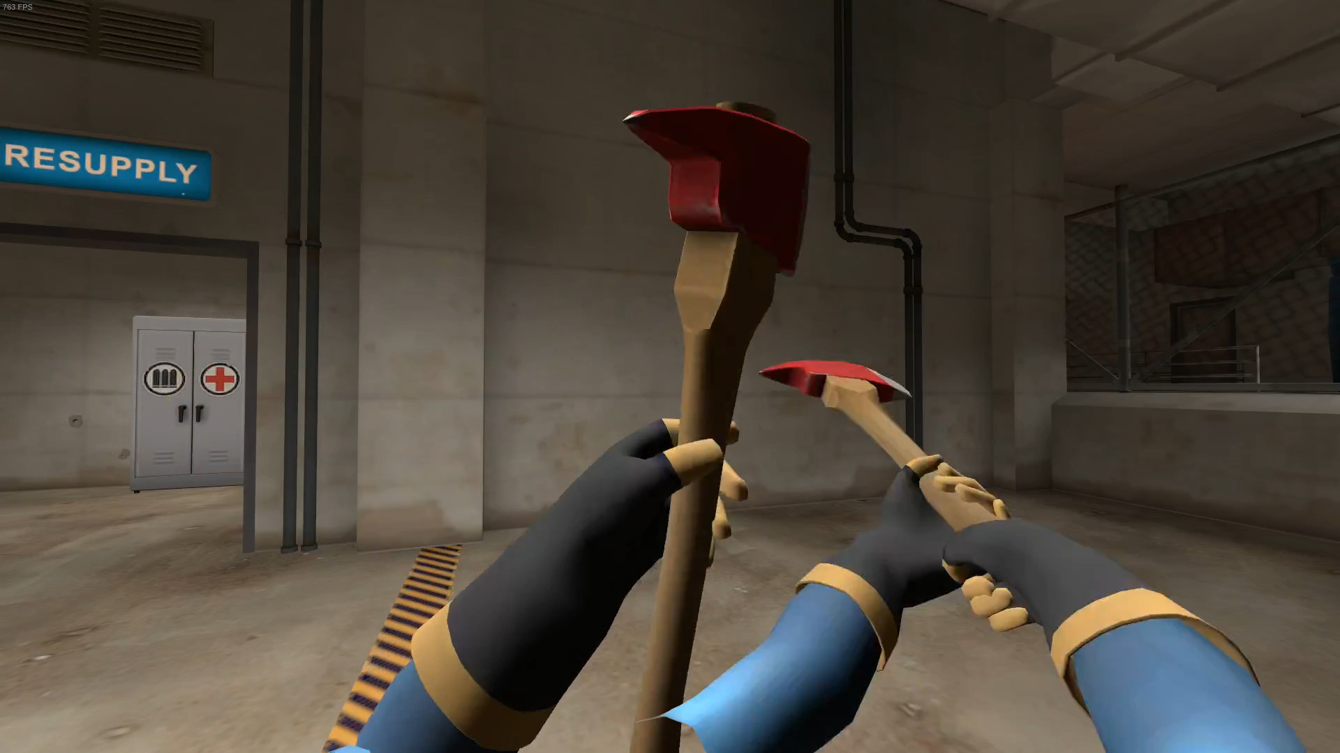 Pyro Right-Hand Fireaxe Mod for Team Fortress 2 | TF2 Mods