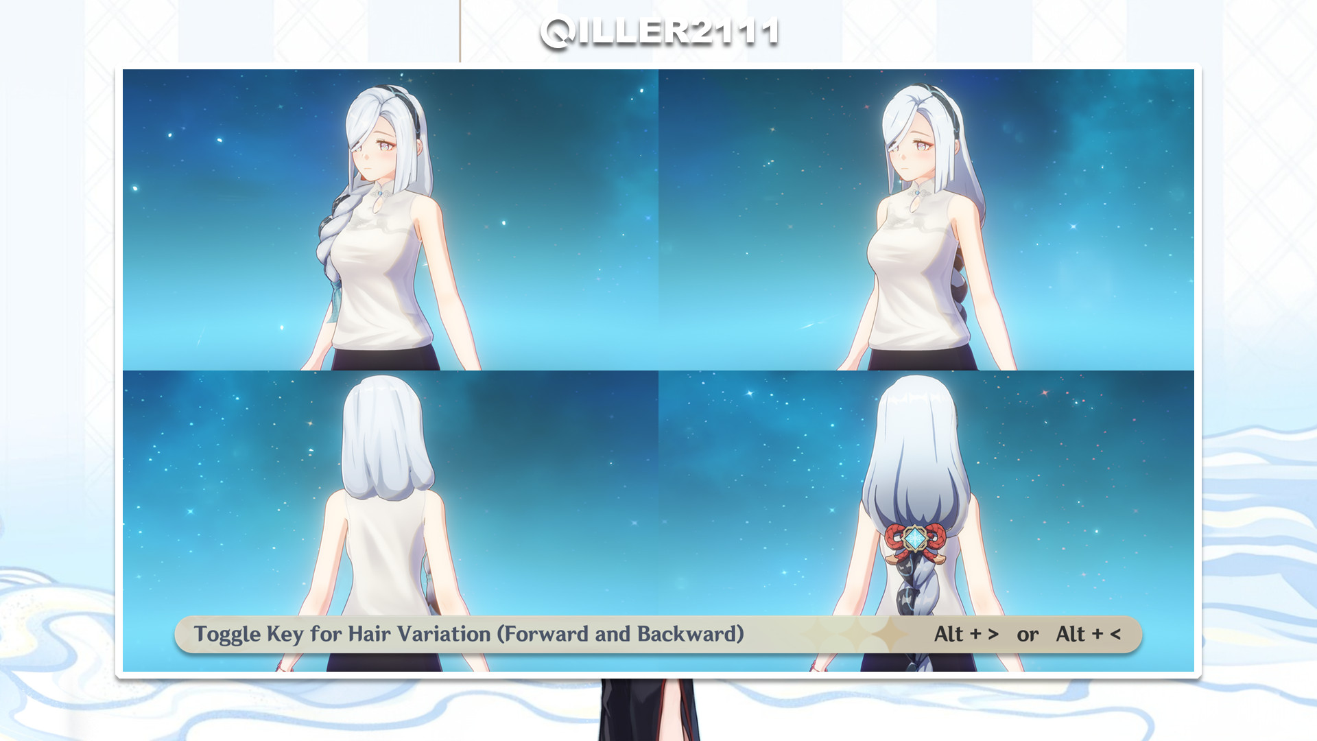 Shenhe HeyTea Outfit Mod for Genshin Impact | GI Mods