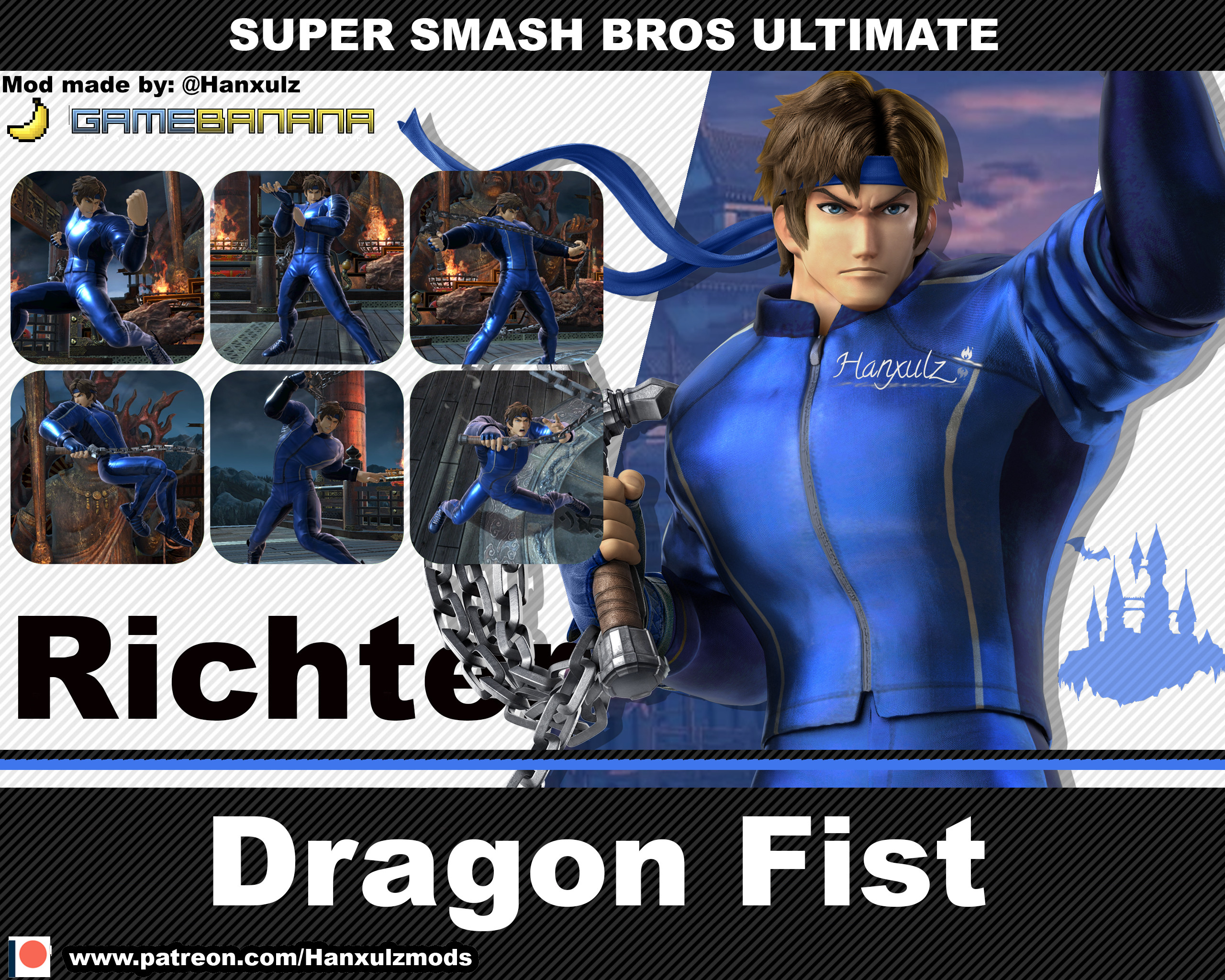 Richter (Dragon Fist) Mod for Super Smash Bros. Ultimate | SSBU Mods