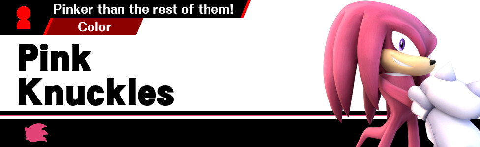 Pink Knuckles Mod for Super Smash Bros. Brawl | Brawl Mods