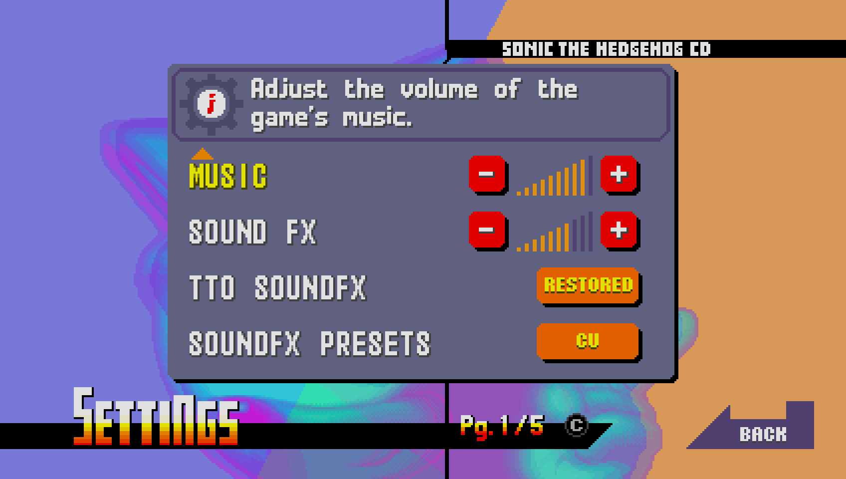 Sonic CD: Miracle Edition Mod for Sonic CD (2011) | SCD Mods