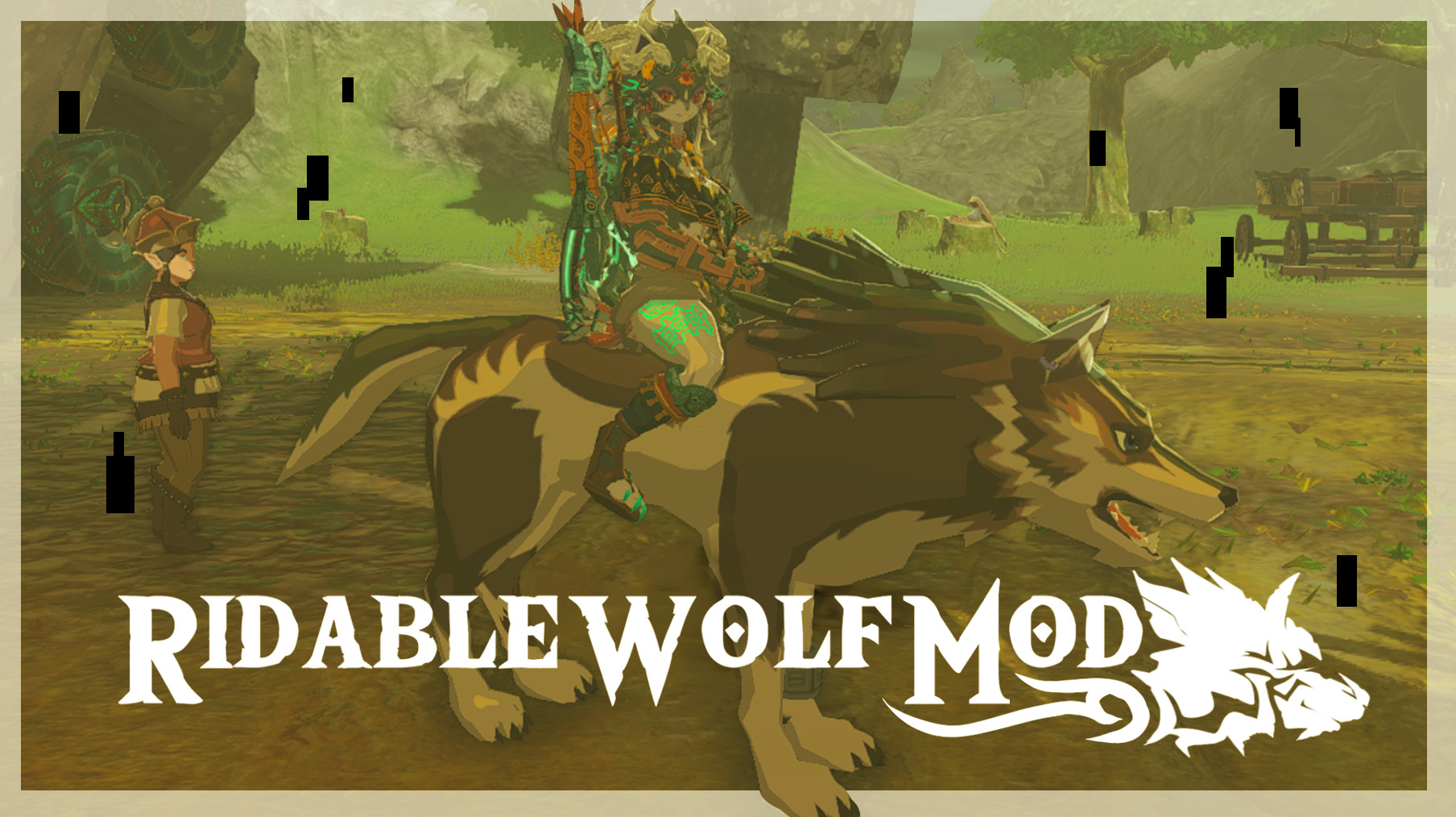Ridable Wolf MOD Mod for The Legend of Zelda: Tears of the Kingdom ...