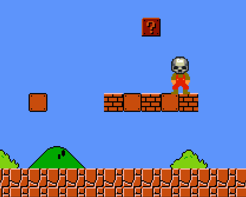 Skull (Hats) Mod for Mari0 | Mari0 Mods