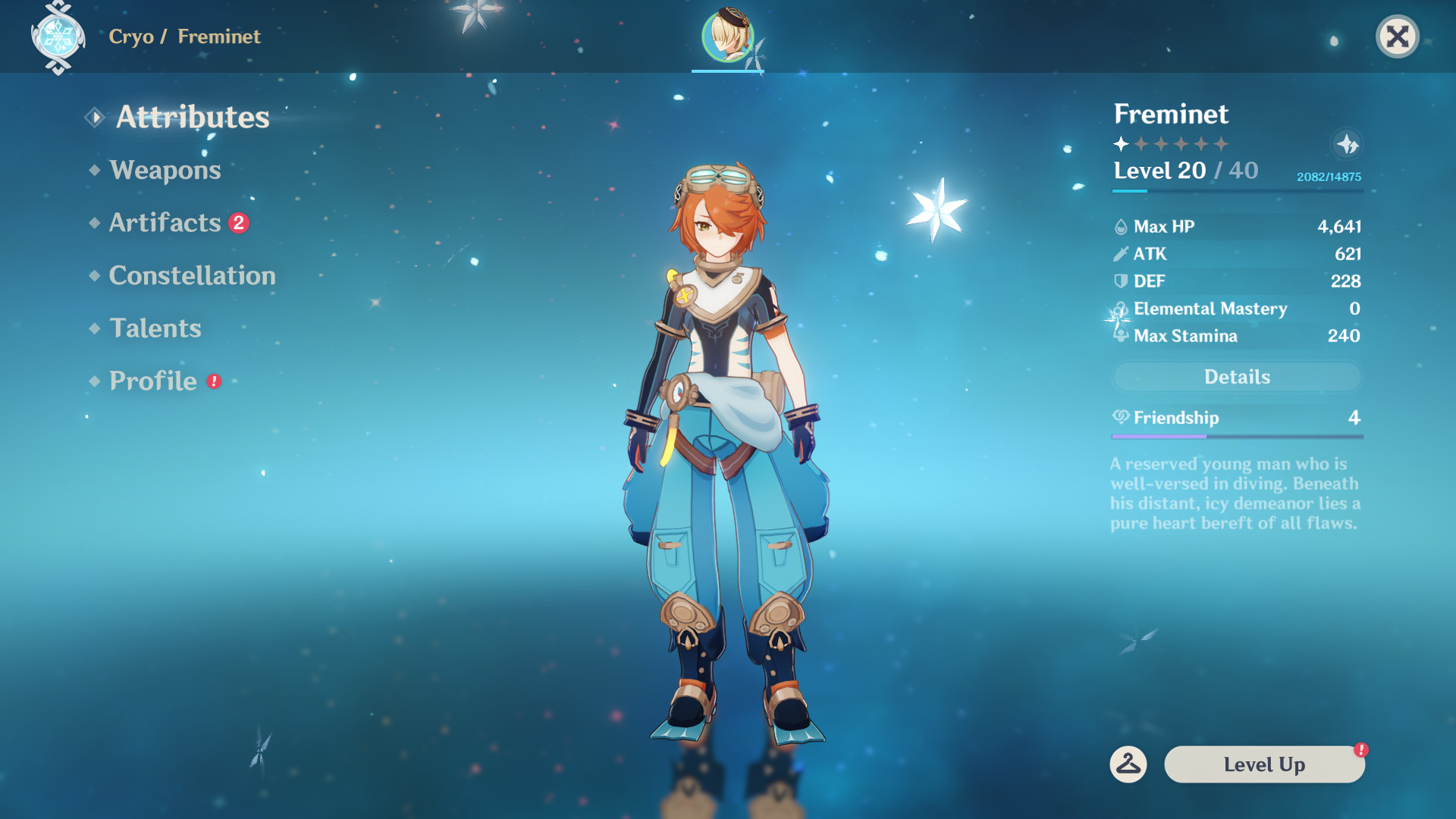 Beta Freminet Mod for Genshin Impact | GI Mods