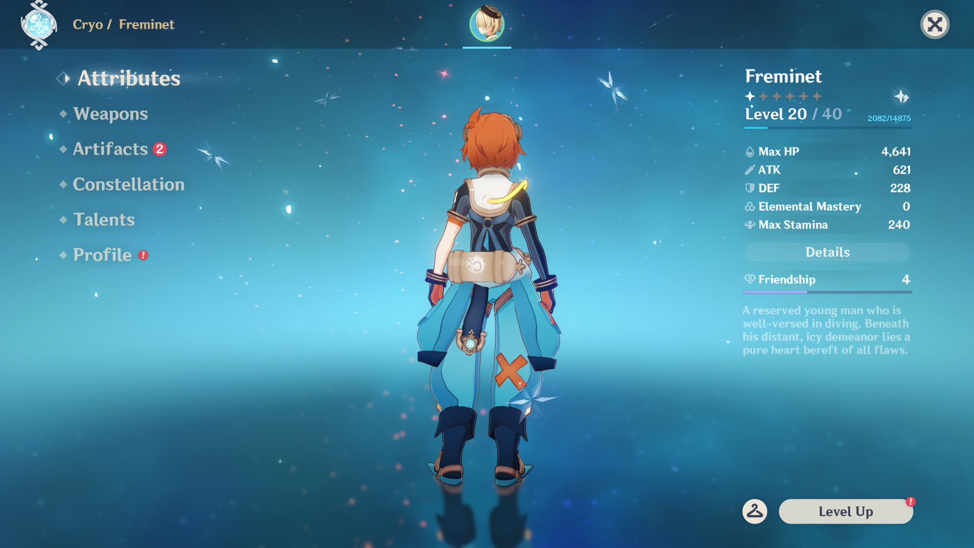 Beta Freminet Mod for Genshin Impact | GI Mods