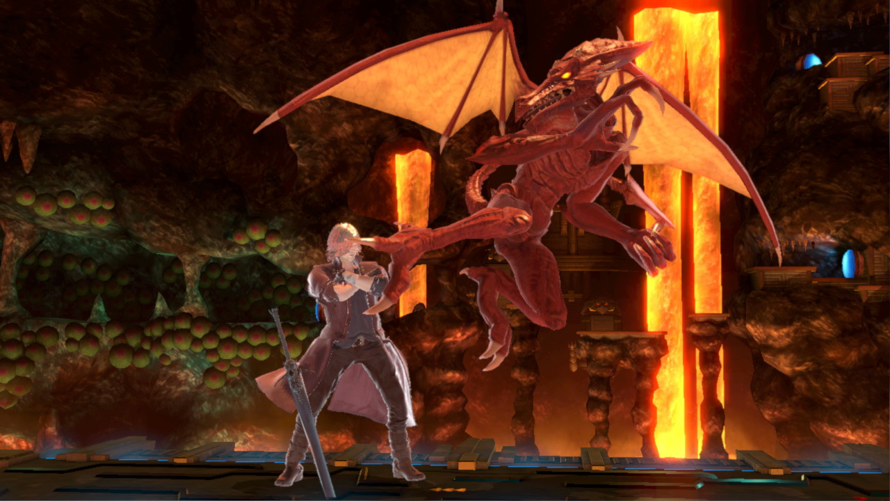 DMC5 Dante over Ike Mod for Super Smash Bros. Ultimate | SSBU Mods