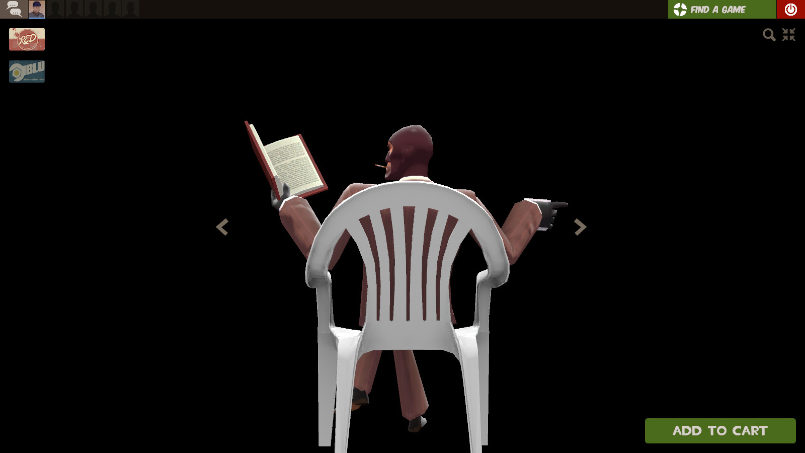 Spy on a plastic chair Mod for Team Fortress 2 | TF2 Mods