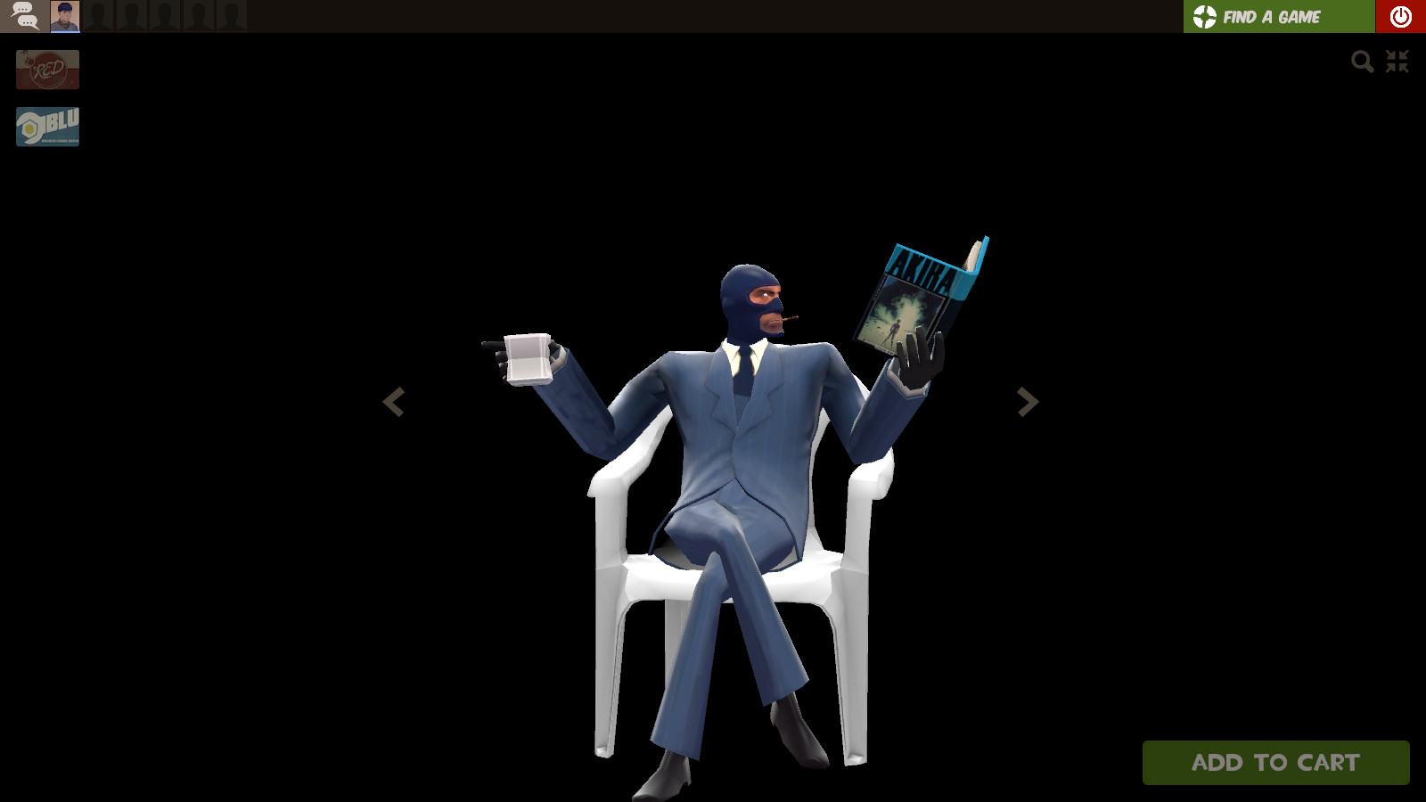 Spy on a plastic chair Mod for Team Fortress 2 | TF2 Mods