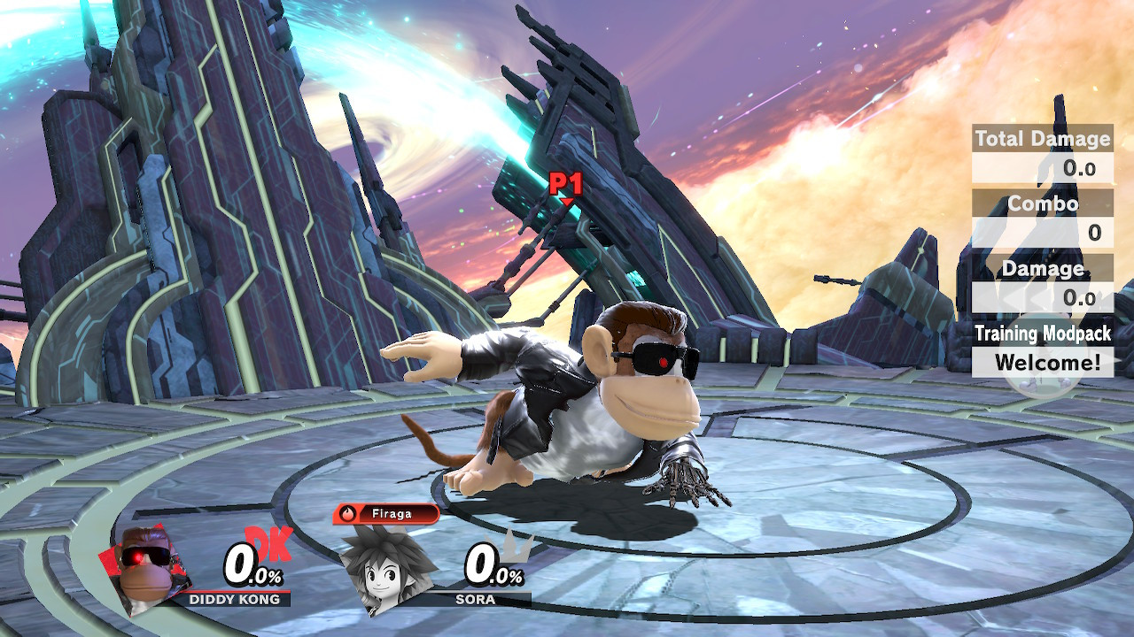 D-800 (Terminator Diddy Kong skin) Mod for Super Smash Bros. Ultimate ...