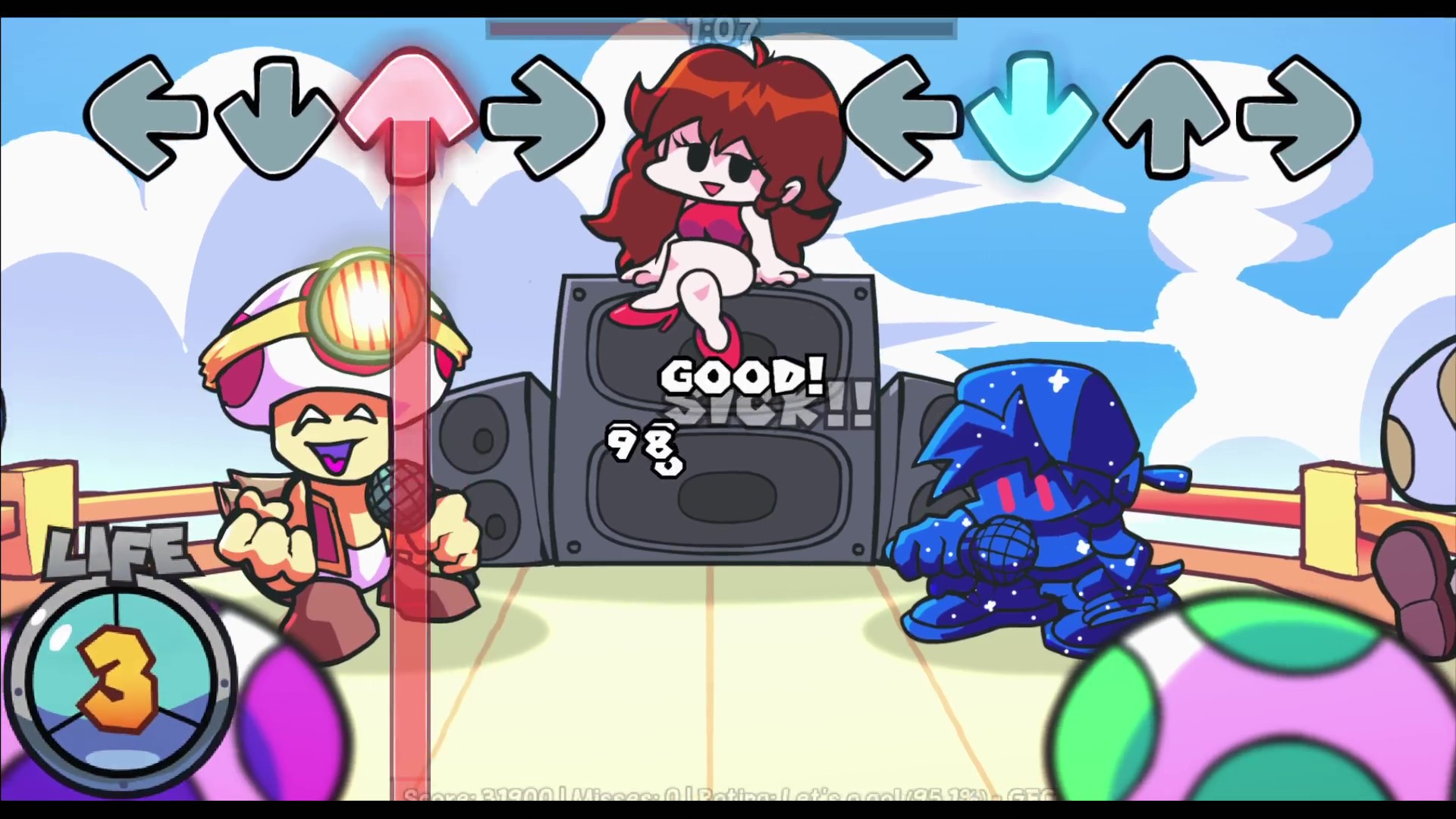 cosmic bf playable Mod for Friday Night Funkin' | FNF Mods