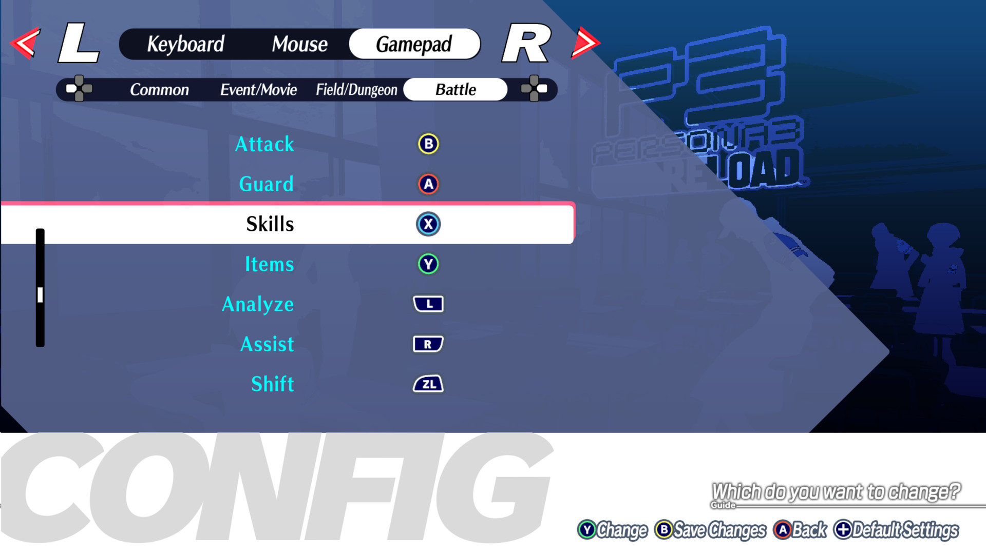 Controller UI Overhaul Mod for Persona 3 Reload | P3R Mods