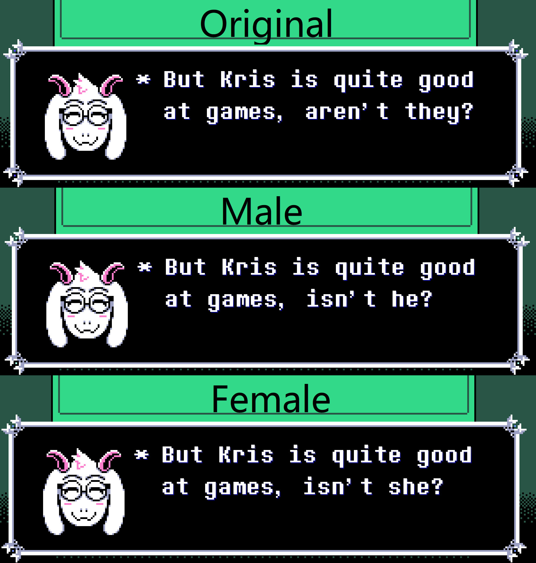 Gendered Kris Mod for Deltarune | DR Mods