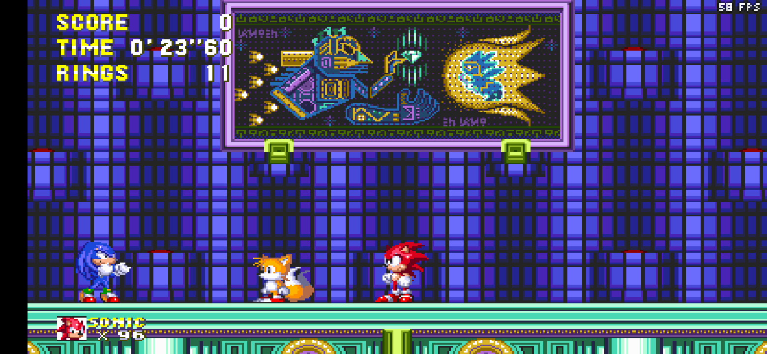 Red Sonic & Blue Knuckles Mod for Sonic 3 A.I.R. | S3AIR Mods