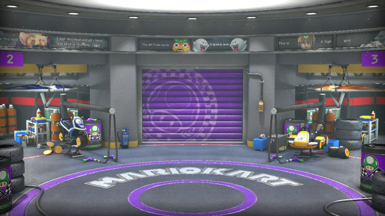 Dark Wireless/Lan Play Lobby Mod for Mario Kart 8 Deluxe | MK8D Mods