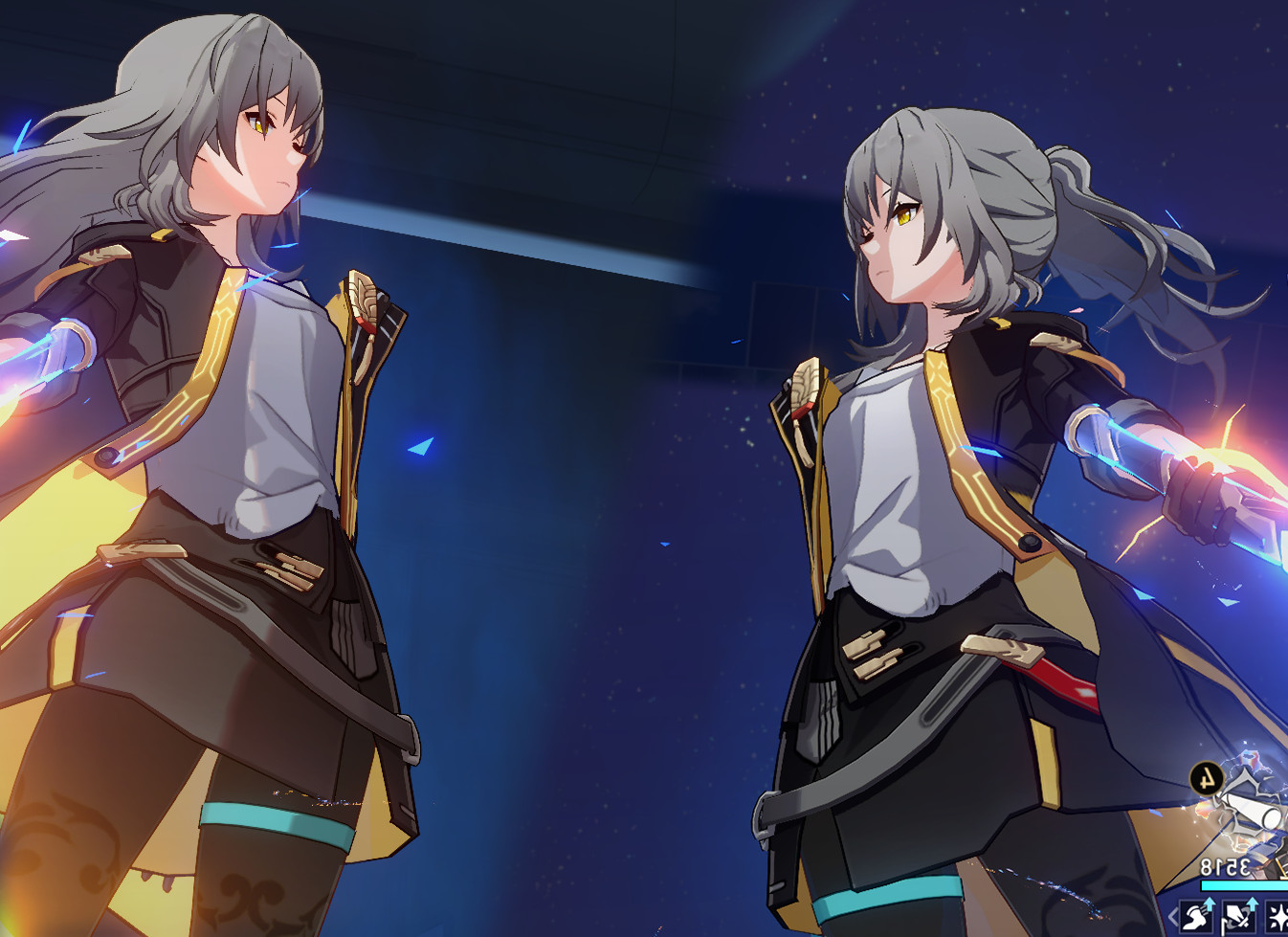 Stelle's stockings/socks w/ Ponytail Mod for Honkai Star Rail | HSR Mods