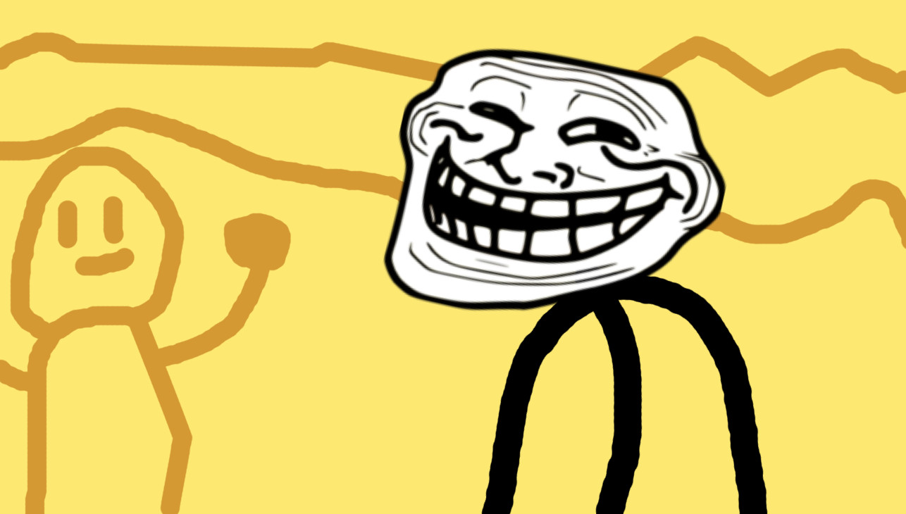 Dancing Troll Face Animation