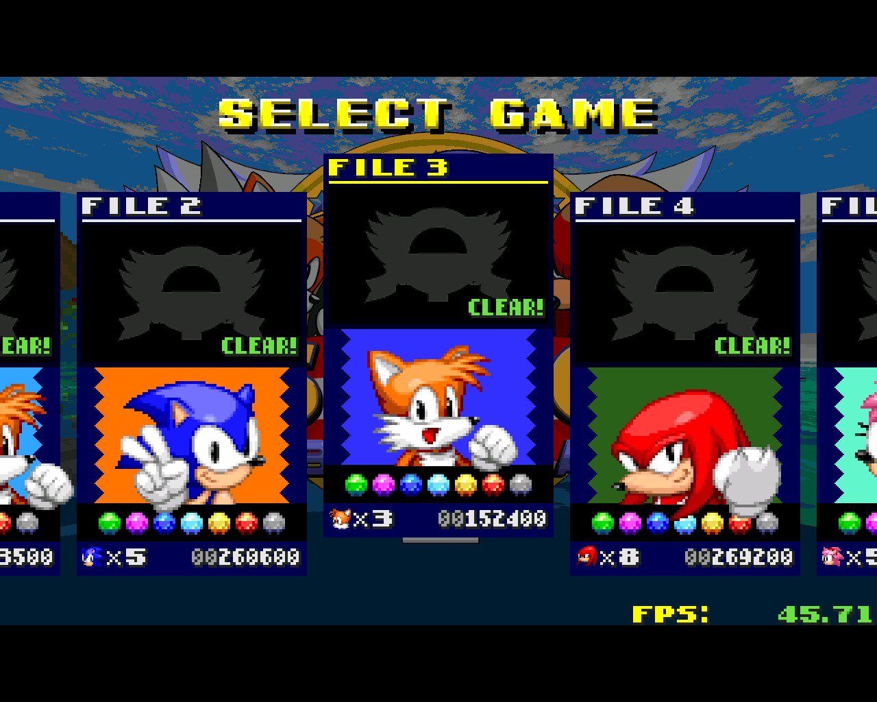 100% Save File For 2.2.13 (Now In Order) Mod for Sonic Robo Blast 2 ...