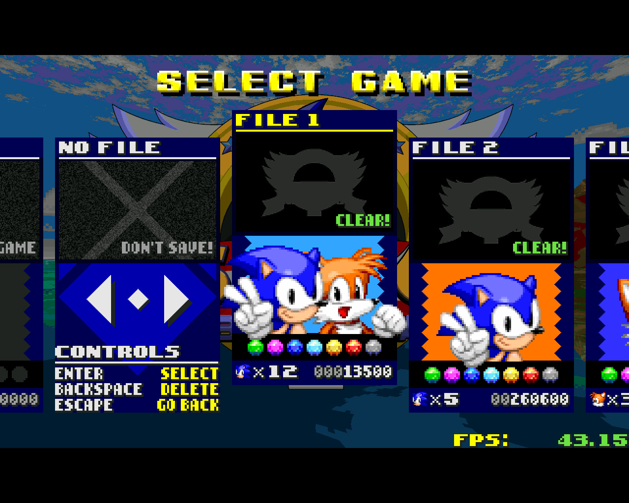 100% Save File For 2.2.13 (Now In Order) Mod for Sonic Robo Blast 2 ...