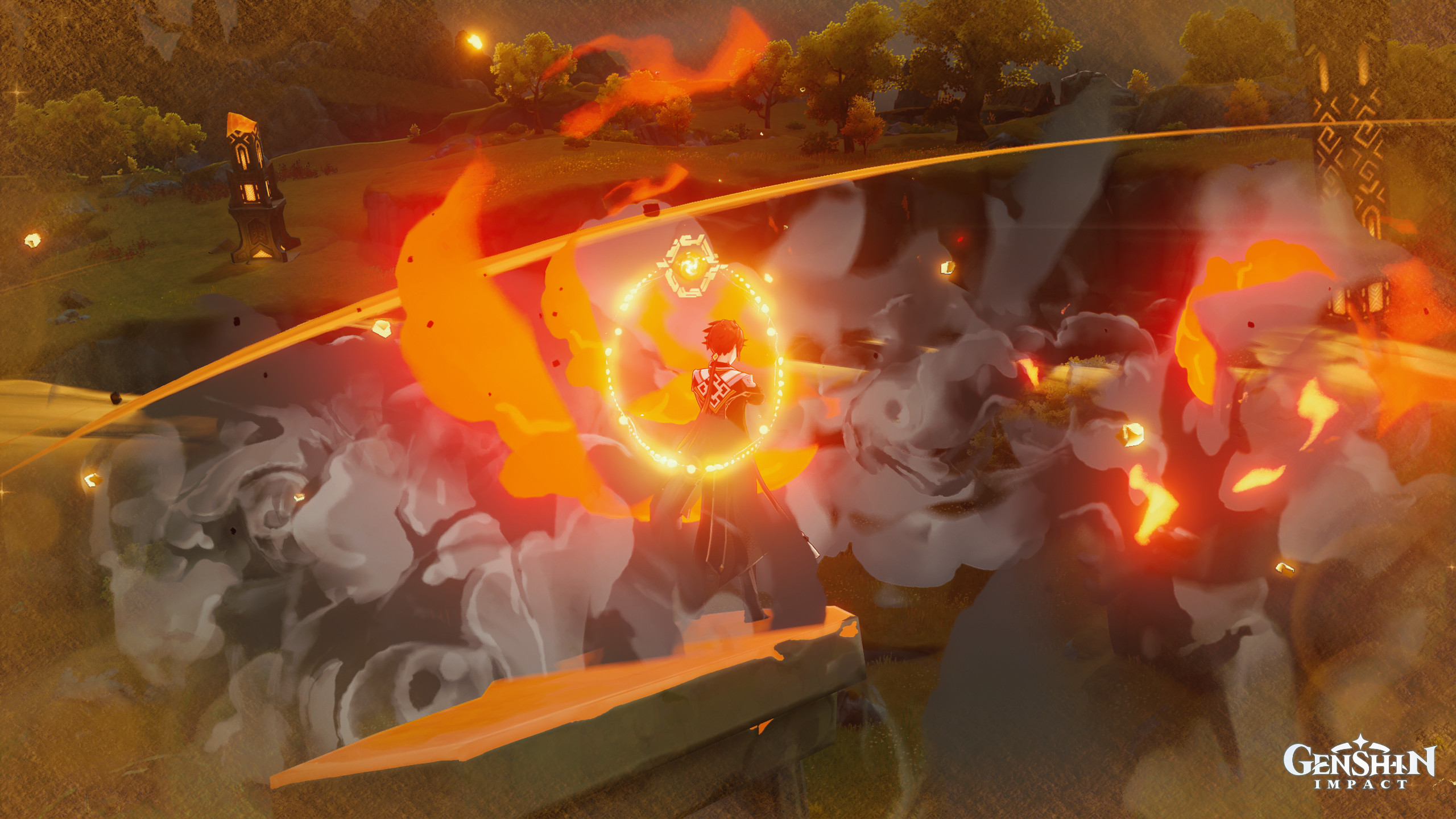 Elemental Raiden Ring + Archon's Custom Design Mod for Genshin Impact ...