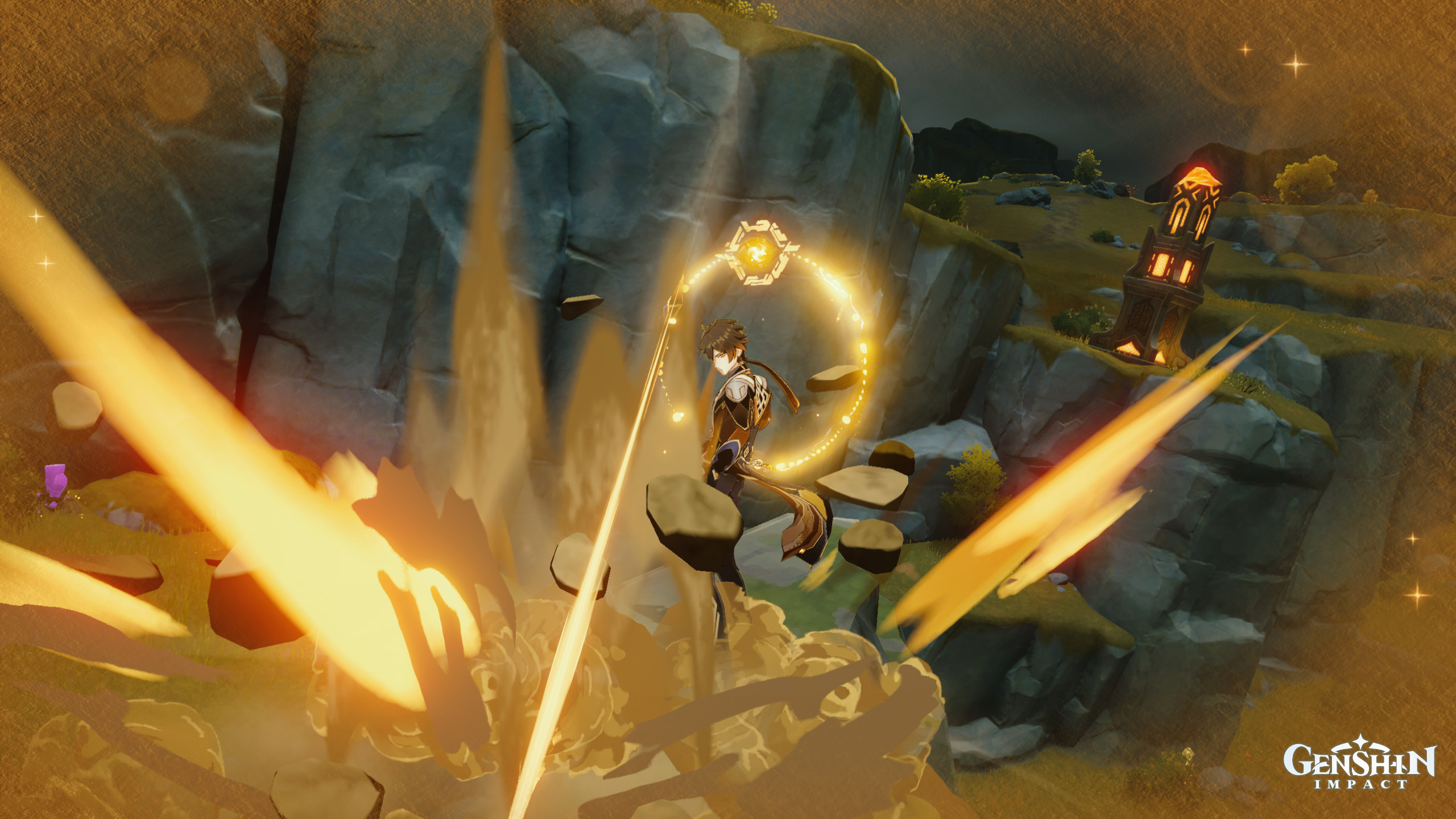 Elemental Raiden Ring + Archon's Custom Design Mod for Genshin Impact ...