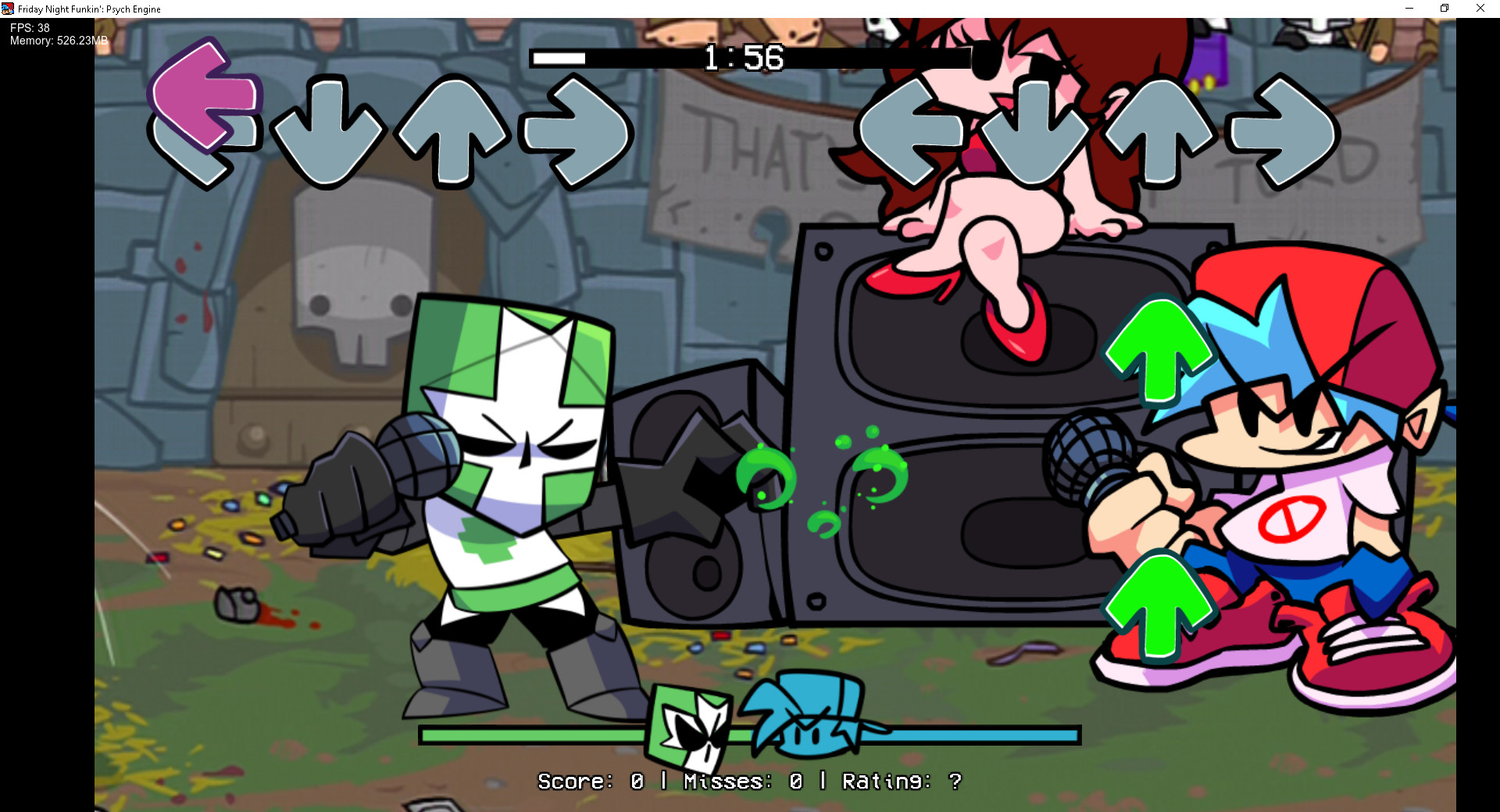 Friday Night Crashin: Vs Green Knight (FULL WEEK) Mod for Friday Night ...