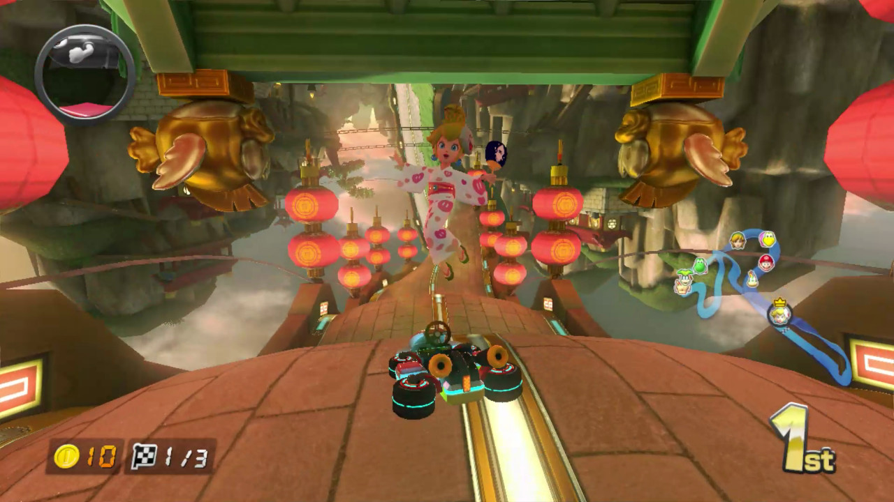 Peach (Yukata) & Daisy (Yukata) with MKT Animation Mod for Mario Kart 8 ...