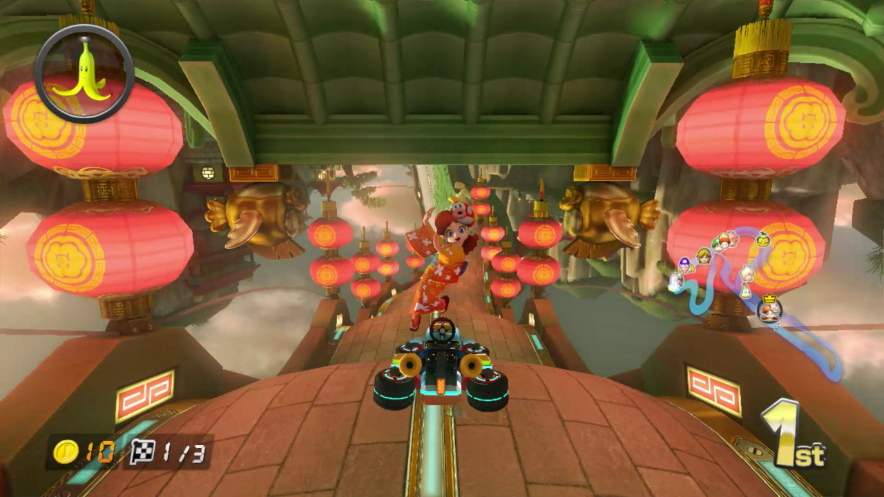 Peach (Yukata) & Daisy (Yukata) with MKT Animation Mod for Mario Kart 8 ...