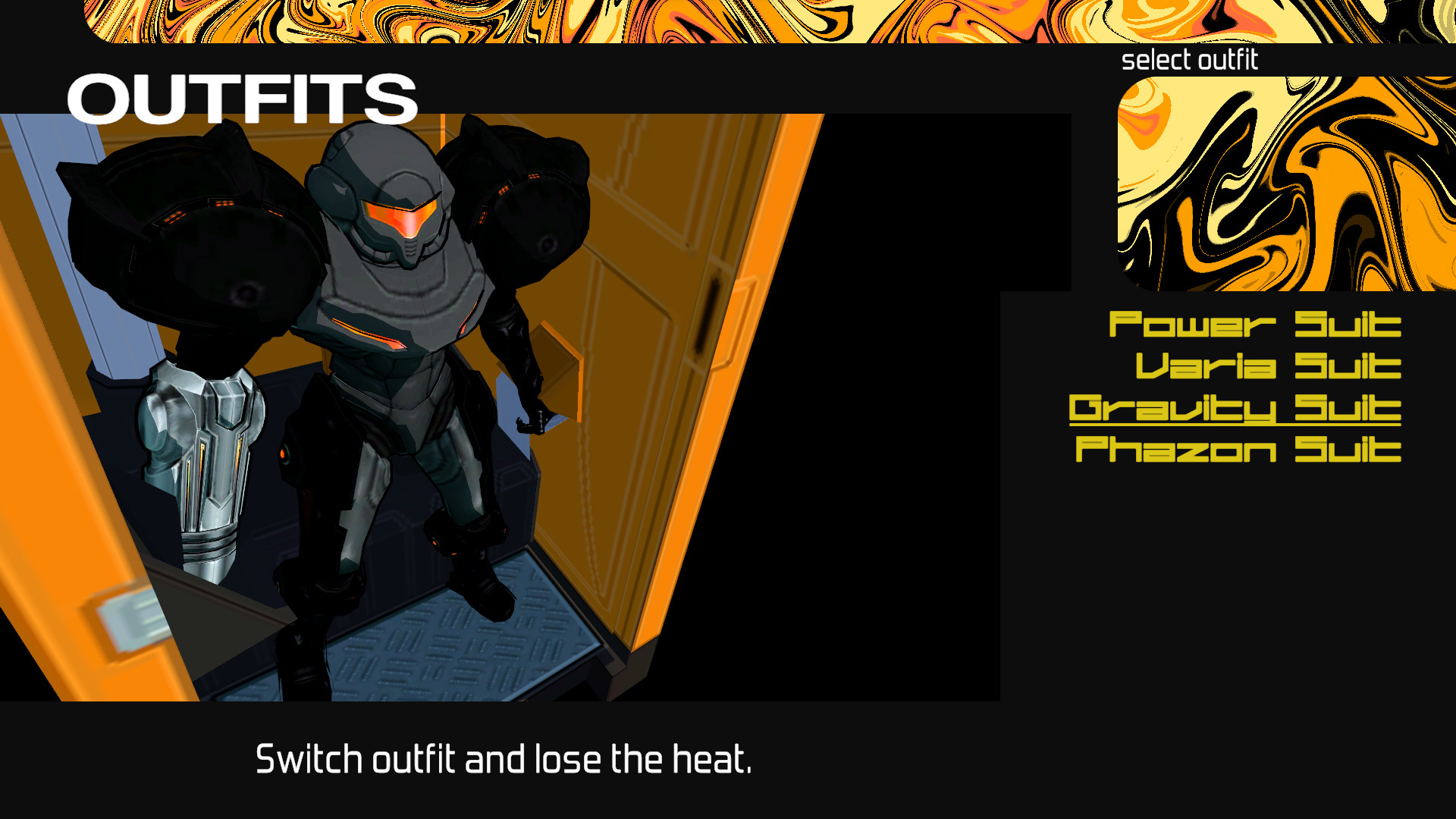 Metroid Prime Samus (2 meshes) mod Mod for Bomb Rush Cyberfunk | BRC Mods