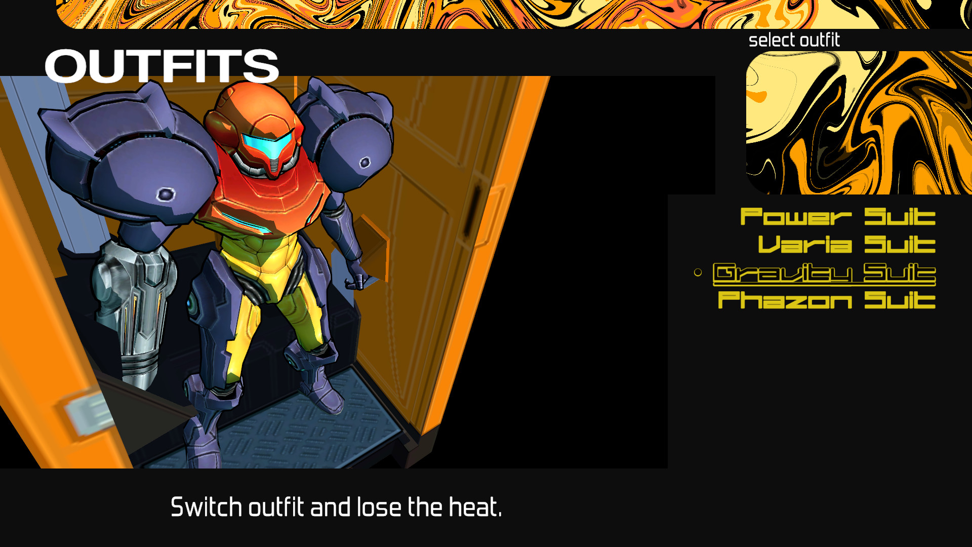 Metroid Prime Samus (2 meshes) mod Mod for Bomb Rush Cyberfunk | BRC Mods