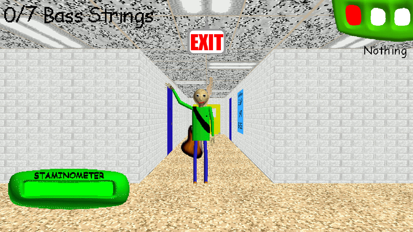 Baldi Loves Slapping The Bass Mod for Baldi's Basics | Baldi Mods