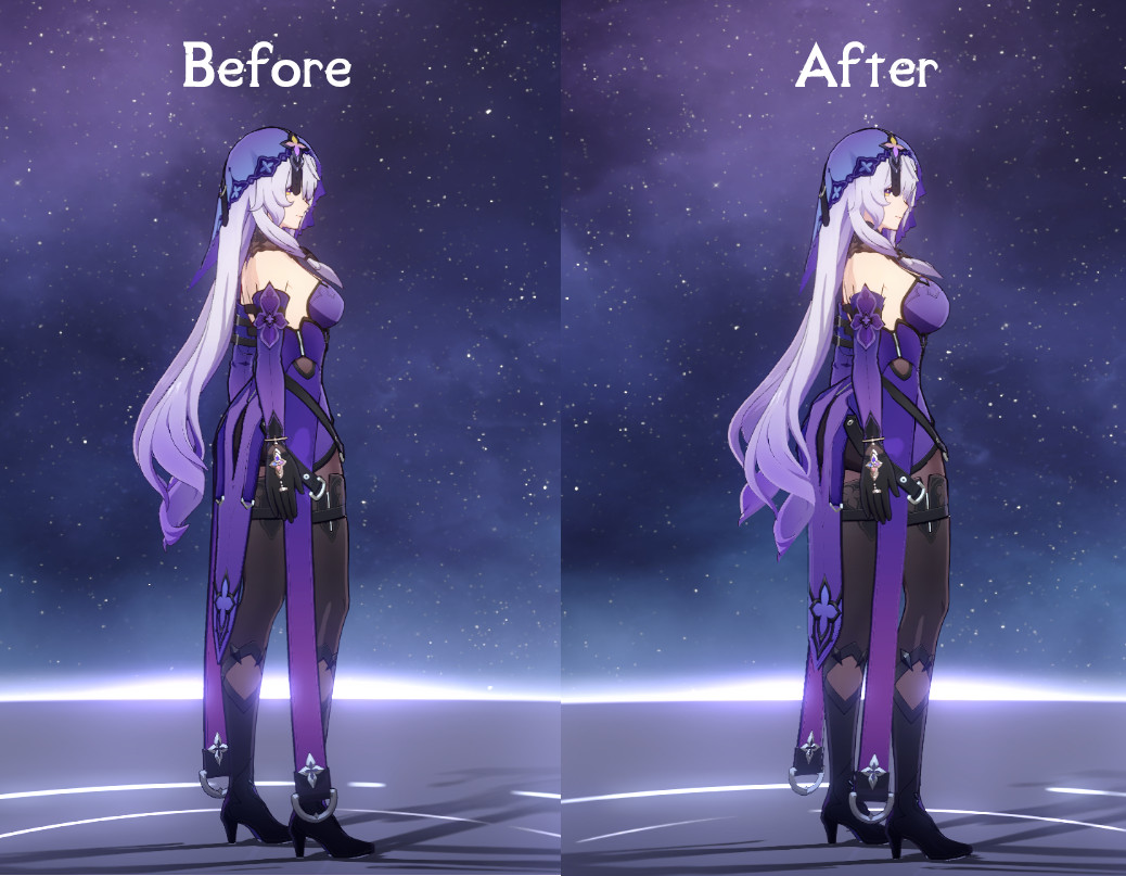 Black Swan | 10% Thiccer Mod for Honkai Star Rail | HSR Mods