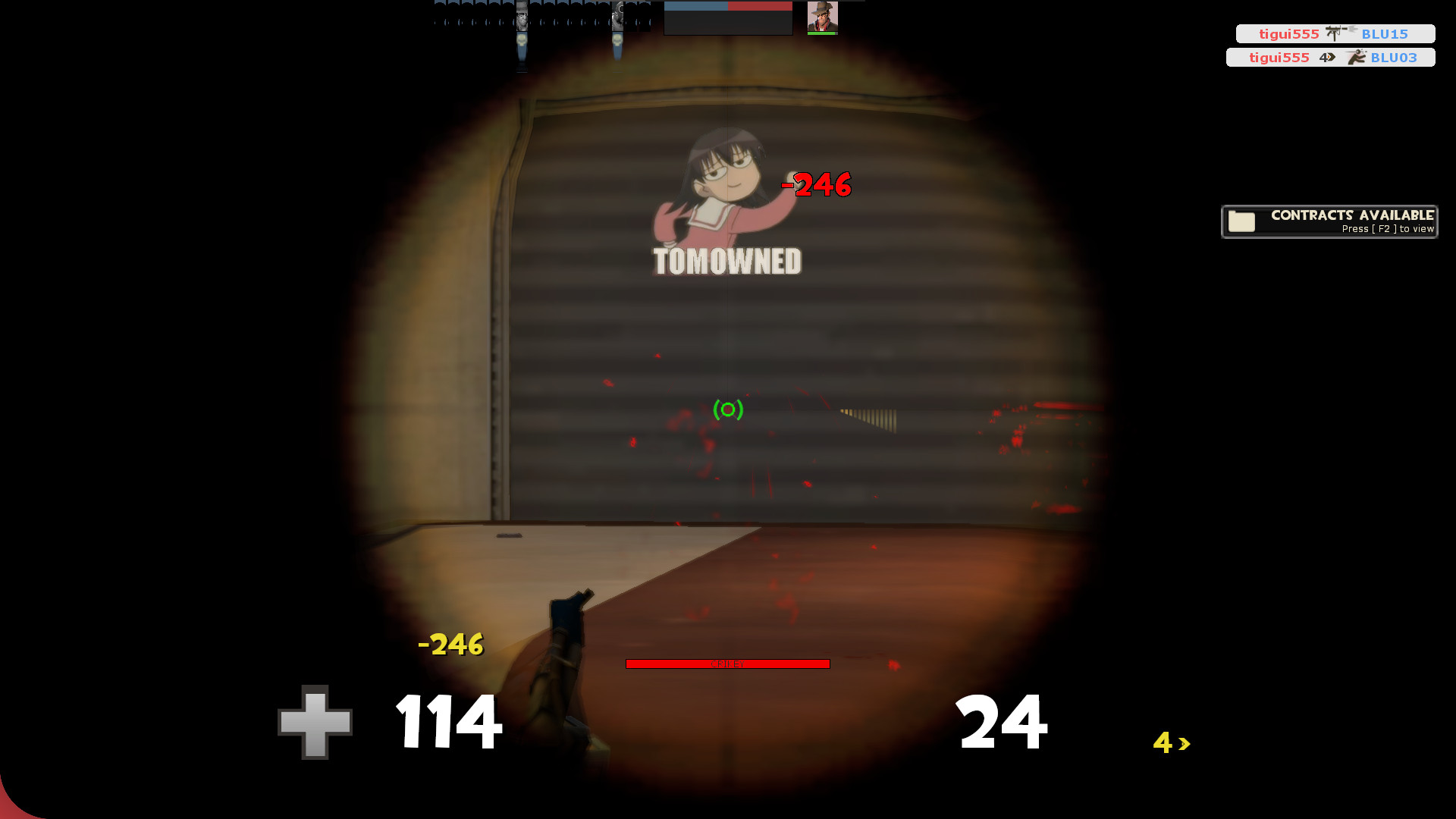Tomowned Crit Icon Mod for Team Fortress 2 | TF2 Mods