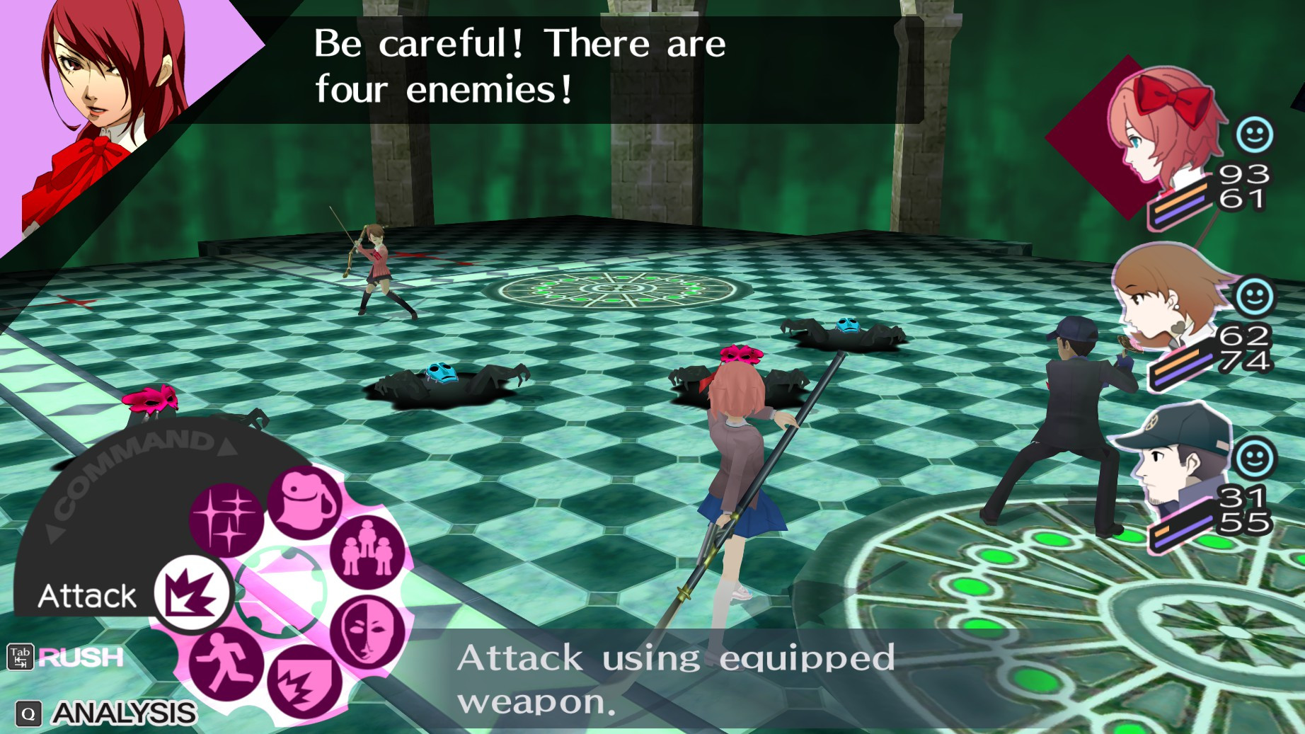 Sayori (DDLC) over FeMC Mod for Persona 3 Portable (PC) | P3P PC Mods