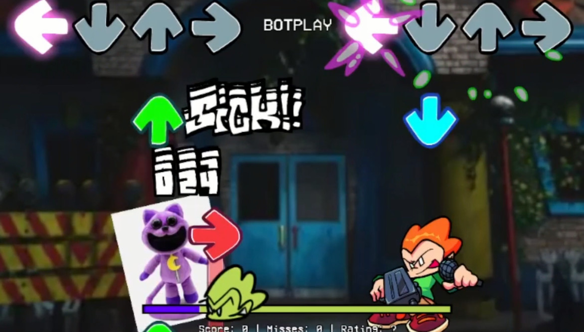 FNF VS catnap overdue (a mario madness cover mod) Mod for Friday Night Funkin' | FNF Mods