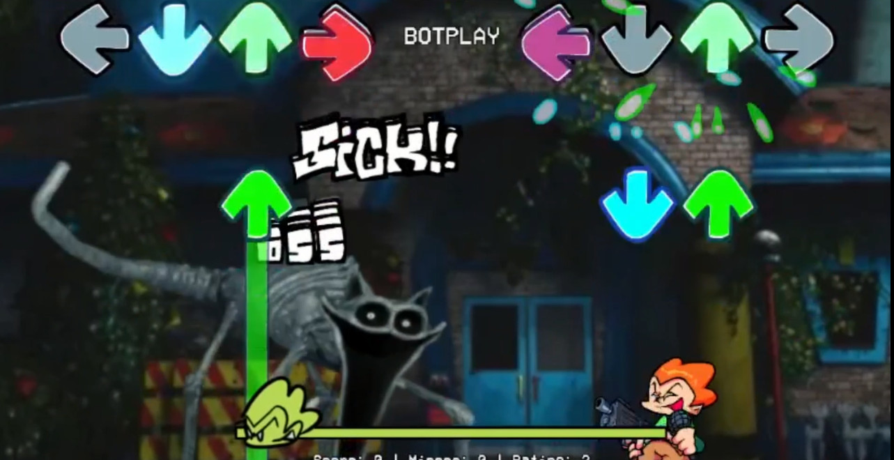 FNF VS catnap overdue (a mario madness cover mod) Mod for Friday Night ...