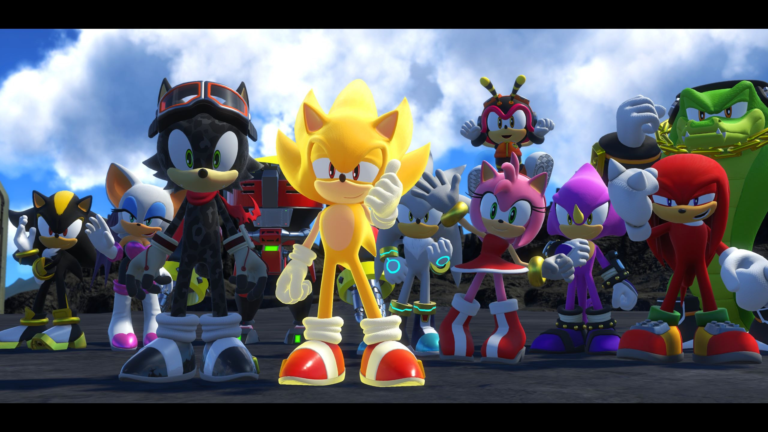 Super Sonic over Base Sonic Mod for Sonic Forces | SFCS Mods