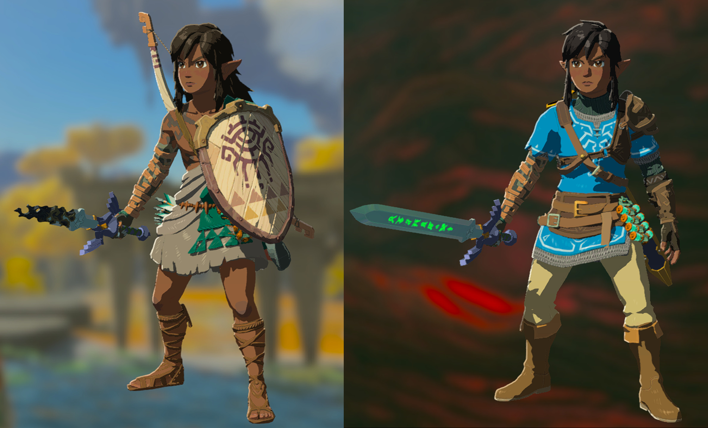 Detailed Brown-Skinned Link Mod for The Legend of Zelda: Tears of the ...