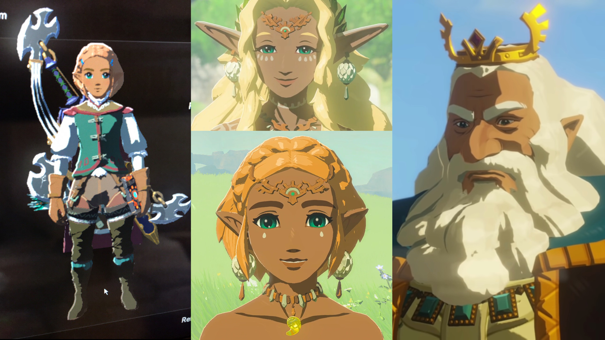 Brown-Skinned Zelda Mod for The Legend of Zelda: Tears of the Kingdom ...