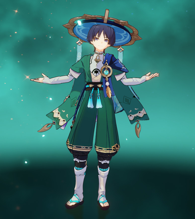 wanderer venti color scheme Mod for Genshin Impact | GI Mods