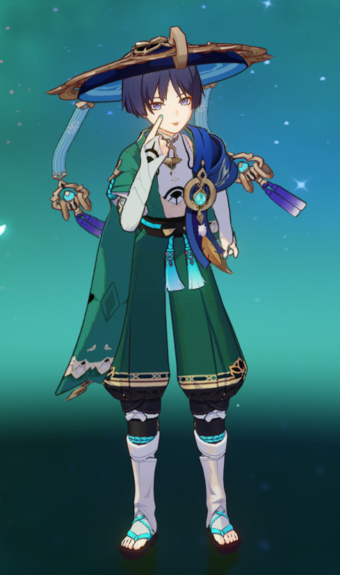 wanderer venti color scheme Mod for Genshin Impact | GI Mods