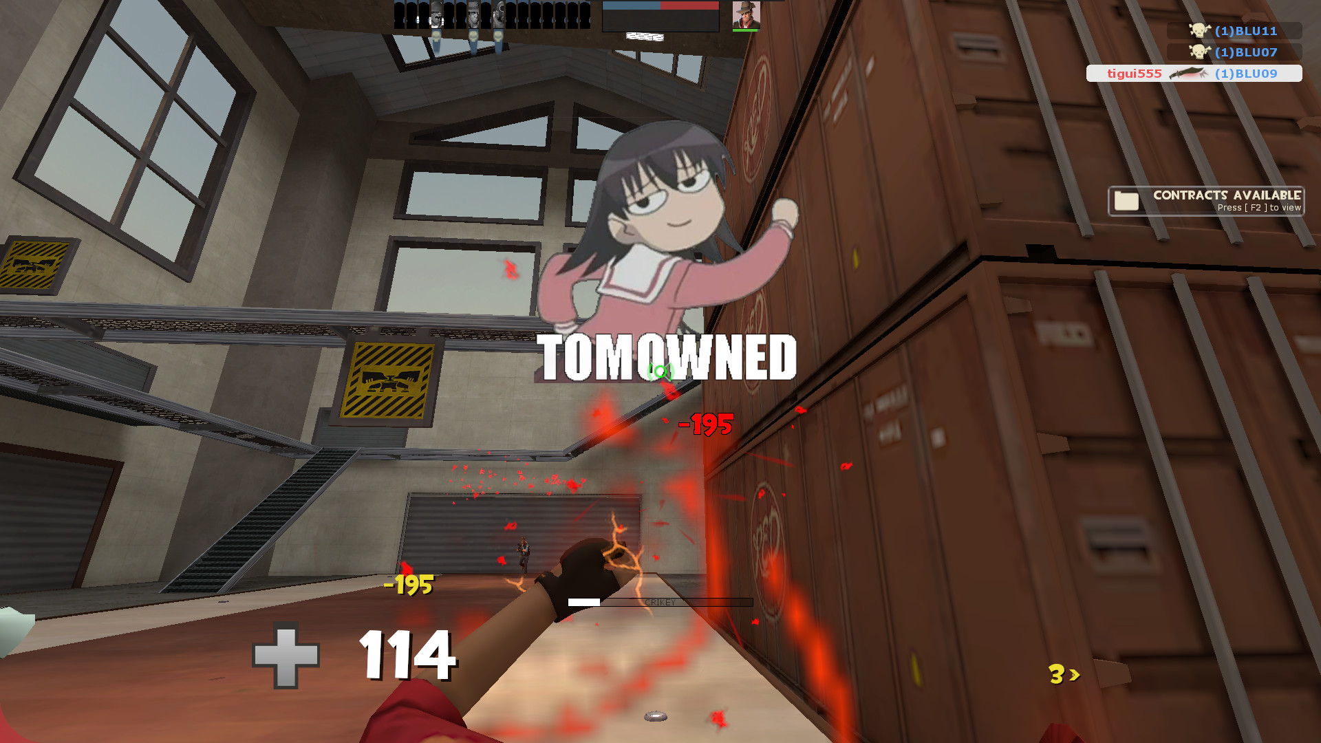 Azumanga Daioh Crit Icons Mod for Team Fortress 2 | TF2 Mods