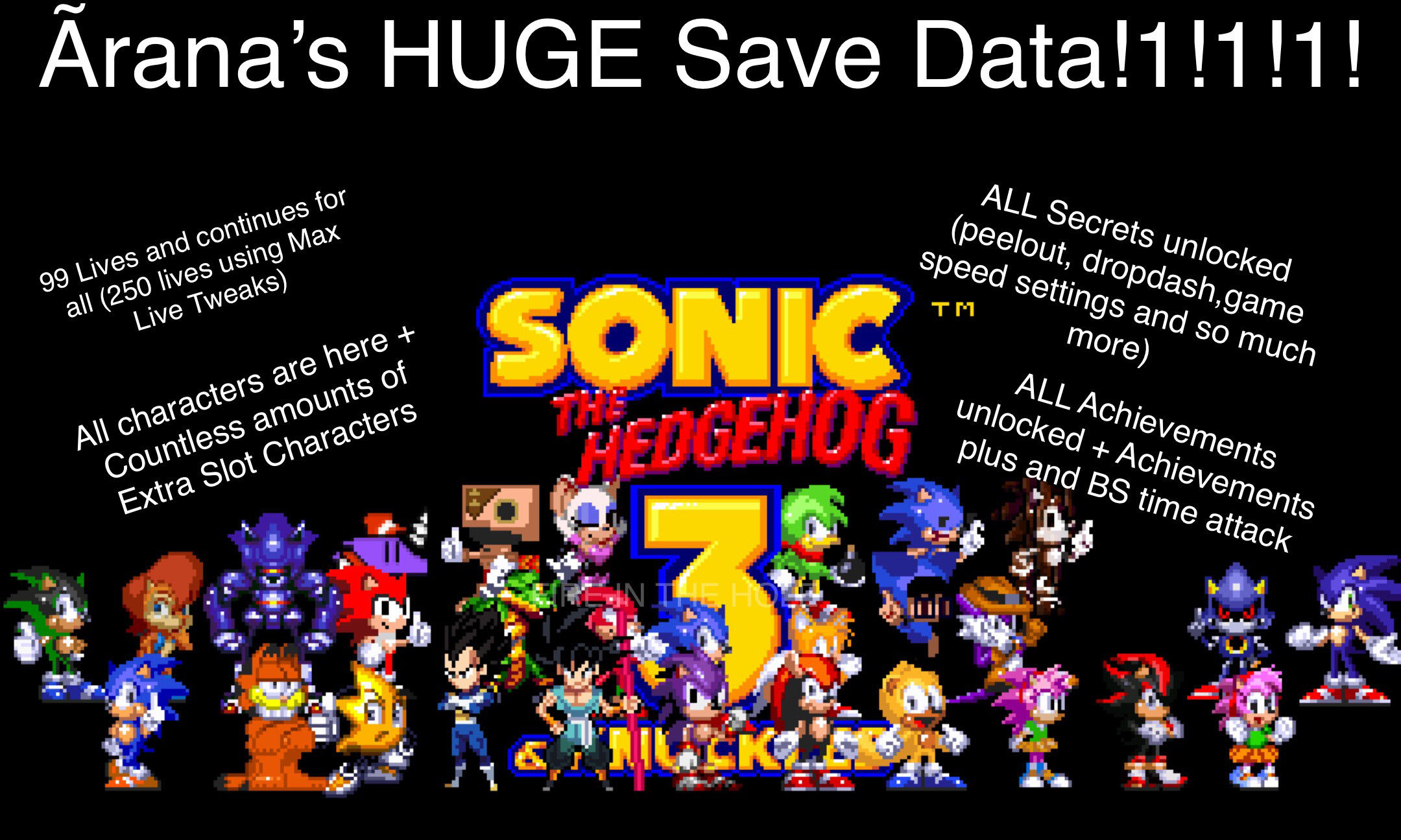 Gamebanana Sonic 3 Air Custom Zone Select + Useott's Extra Zones