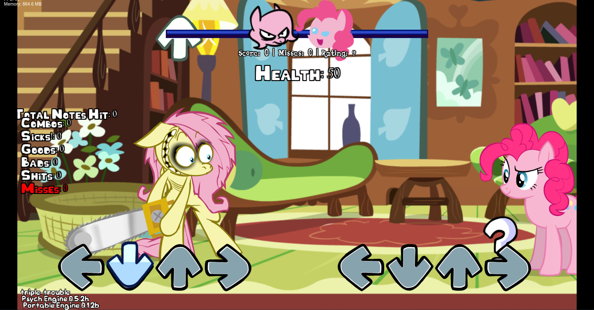 MLP TRIPLE TROUBLE COVER (PLAYABLE) 1 year Mod for Friday Night Funkin ...