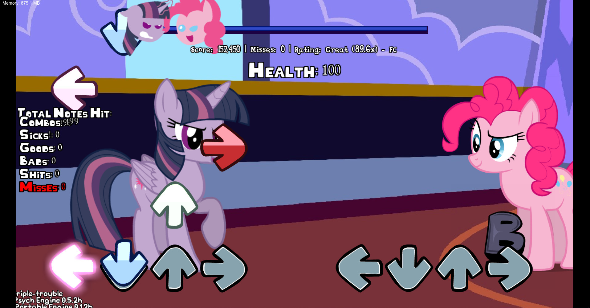 MLP TRIPLE TROUBLE COVER (PLAYABLE) 1 year Mod for Friday Night Funkin ...