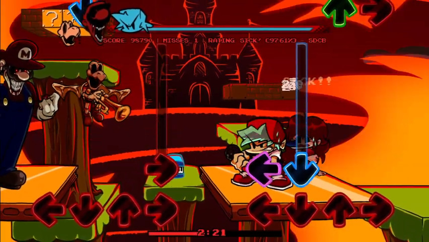 Mario's Madness V2 | Psych Engine Folder Port Mod for Friday Night Funkin' | FNF Mods