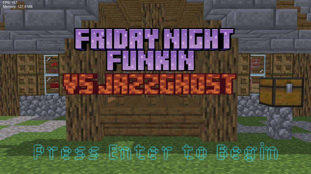Vs Jazzghost OLD VERSION Mod for Friday Night Funkin' | FNF Mods