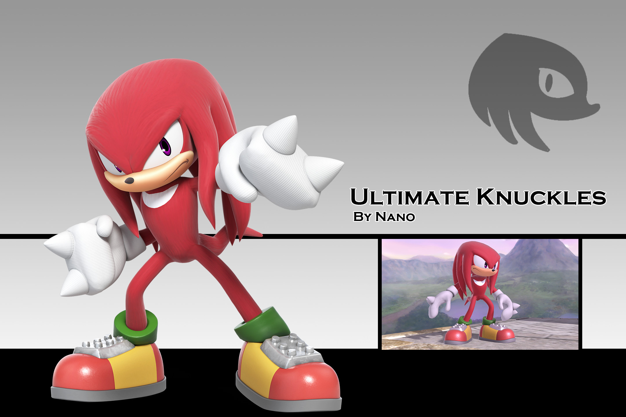 Ultimate Knuckles the Echidna (Skin + Echo option) Mod for Super Smash ...