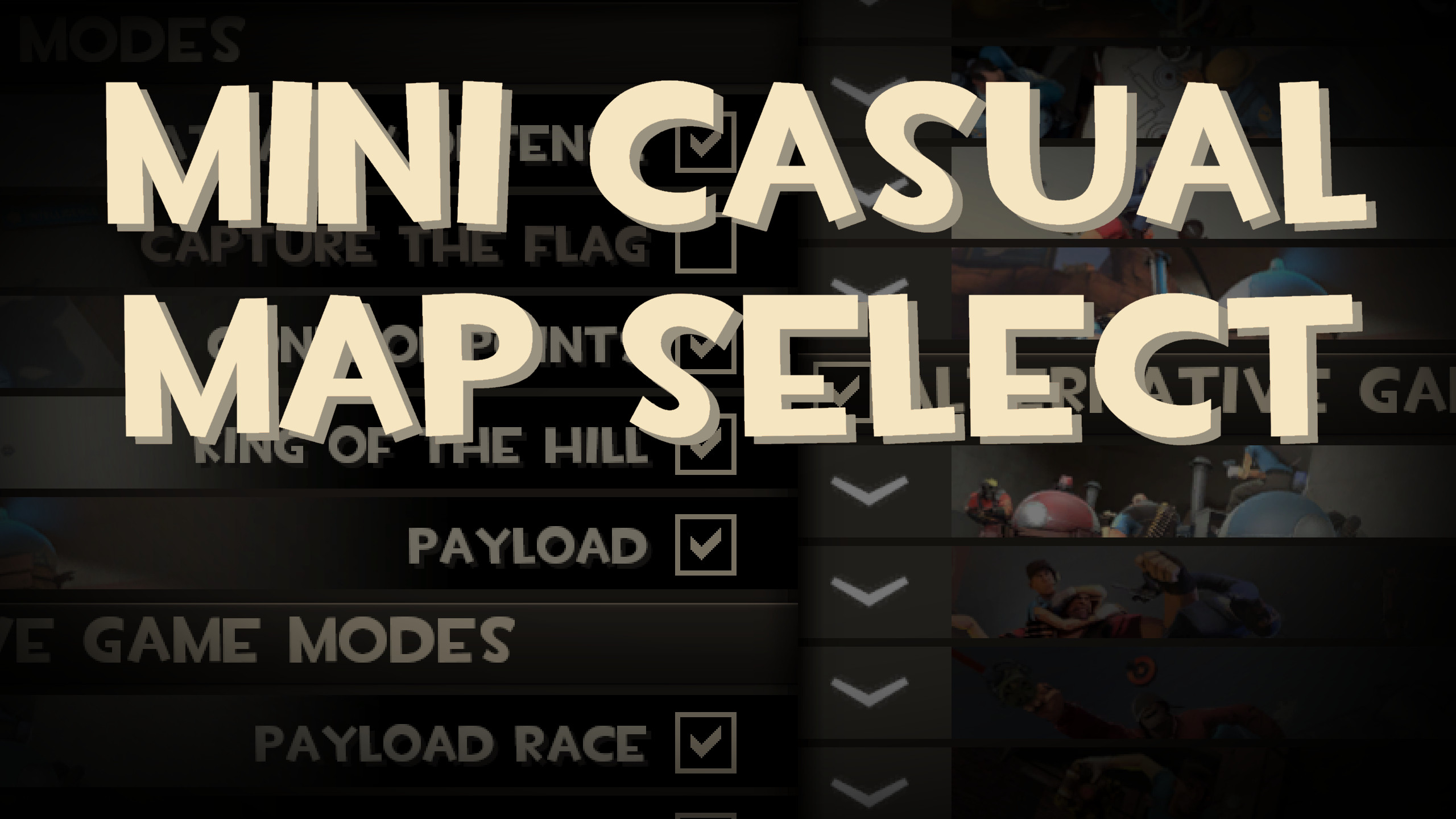 Minimal Casual Map Selection Mod for Team Fortress 2 | TF2 Mods