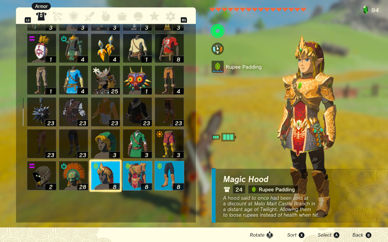 TP Magic Armor (Standalone) Mod for The Legend of Zelda: Tears of the ...